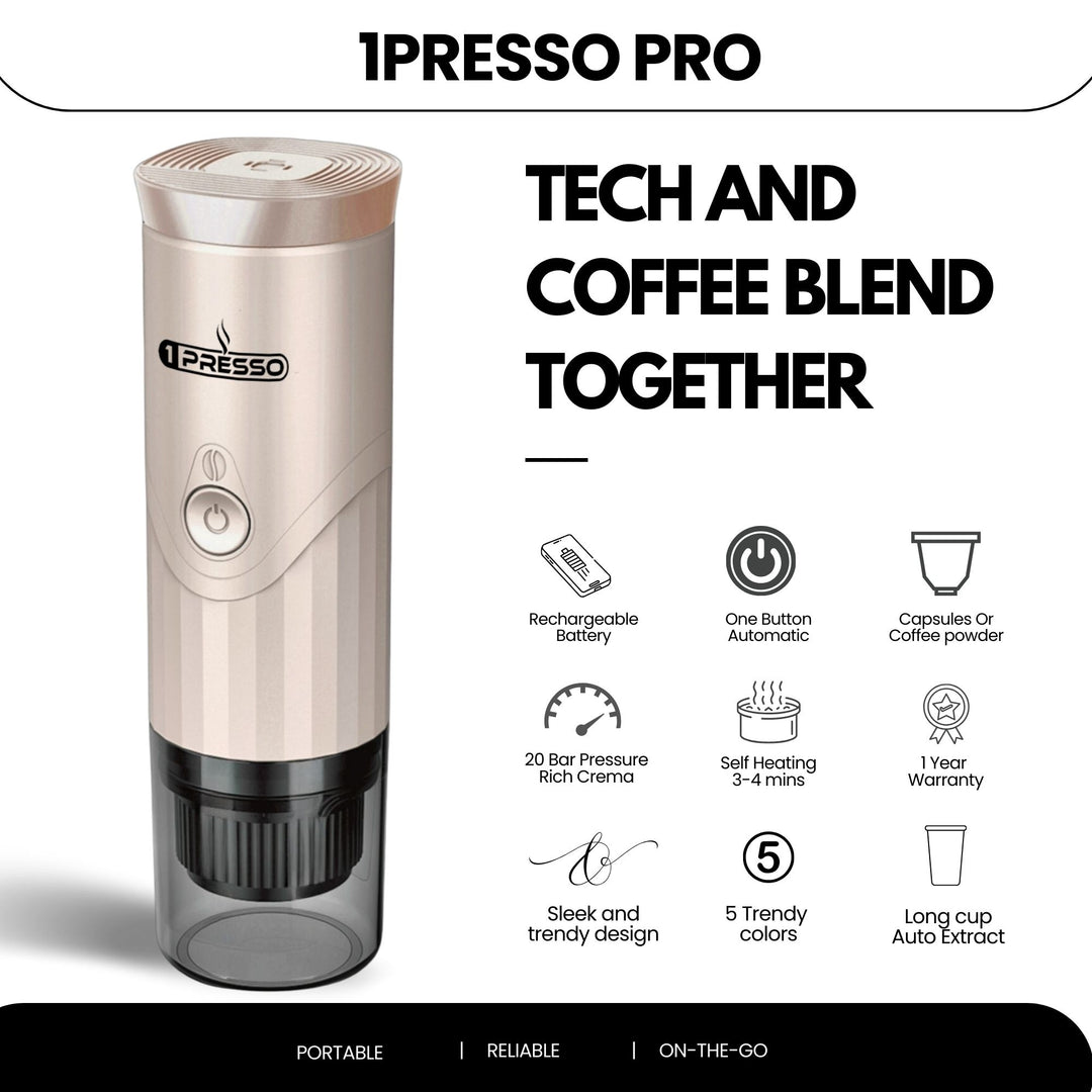 1Presso Portable Espresso and Coffee machines